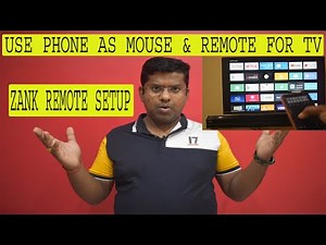Zank Remote For Android TV | Zank Remote | How to Use Phone As Mouse In TV | How To Use Zank Remote