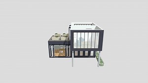 Shipping container house - Download Free 3D model by Home Design 3D (@homedesign3d)