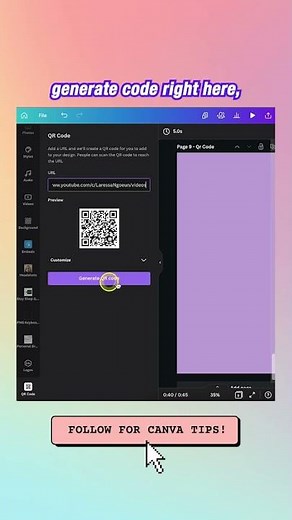 Generate Qr-Code with Canva #canvaforrealtors #canvahack