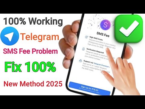 How to Fix Telegram Code SMS Problem (2025) | Fix Telegram SMS Fee Problem | Telegram Login Problem
