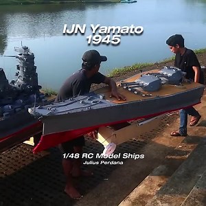 Giant 1/48 RC model ships: IJN Yamato, USS Enterprise and USS Nimitz