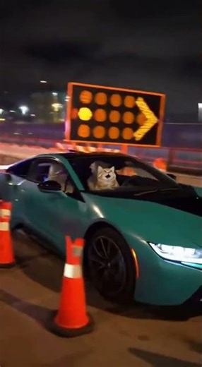 Kitty Takes the Wheel — Hilarious Cat Driving Escapade 🐾🚗