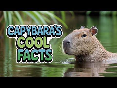 5 Fun Facts About Capybaras | 4K | Animal Facts for Kids | BrightBox Kids