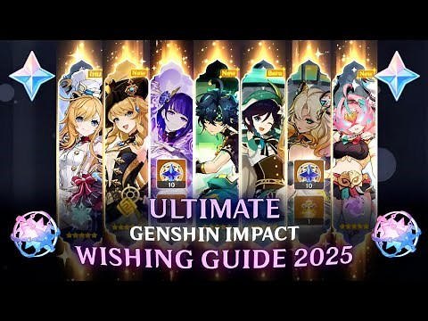 Genshin Impact 2025 Wishing Guide 🎯 | F2P Beginner Tips to Get 5★ Characters Fast!