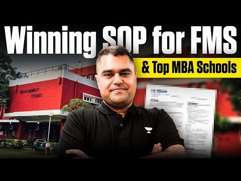 How to Write a Winning SOP for FMS & India’s Top MBA Colleges (2026 Intake)