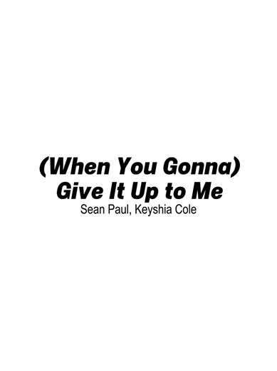 Give It Up to Me Lyrics and Music Vibes