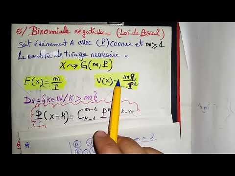 Séance 15 : la loi Binomiale Négative (loi Pascale)