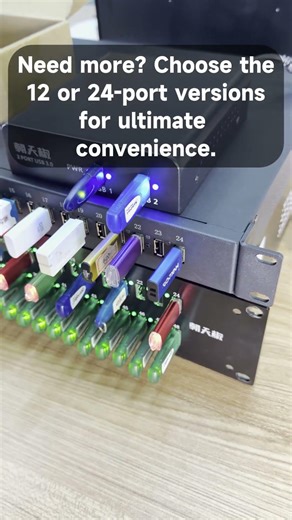 From 2 to 48 Ports — One Server to Manage All USB Devices.#usb #ethernet #tech