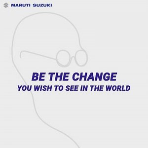 1.7K views · 57 reactions | If a change is what's called for, be the one that drives it. This #GandhiJayanti, take a pledge to always stand for a healthy environment and help create a brighter future. #BeTheChange #HappyGandhiJayanti | Maruti Suzuki | Facebook