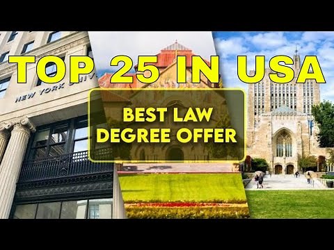 25 Best Universities For Law in USA | Complete Rankings