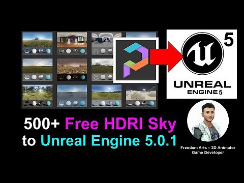 Polyhaven HDRI to Unreal Engine 5.0.1 - Full Tutorial