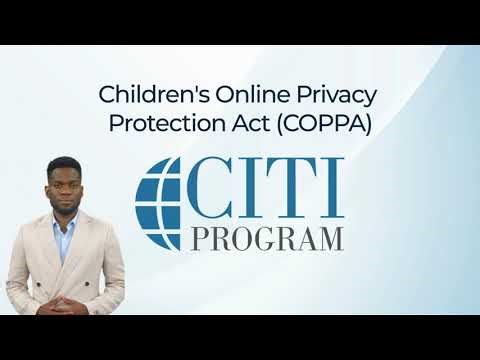 CITI Program Course Preview - Children’s Online Privacy Protection Act (COPPA)