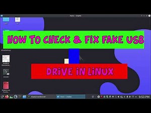 Check & Fix Fake USB drive in Linux
