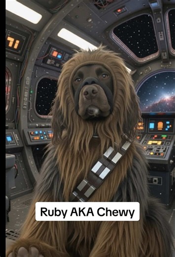 Channeling the Inner Chewbacca: Ruby the Spaniel