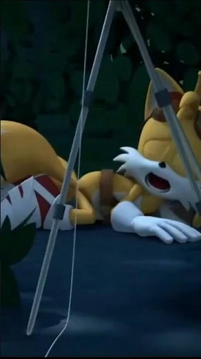 Sonic Boom Tails Sleeping #tailsthefox #sonicboom #sonicthehedgehog #tailsprower