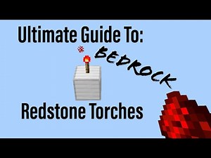 Ultimate Guide: Redstone torches for Minecraft bedrock