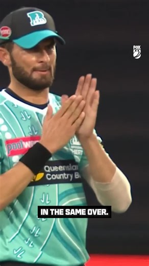 KFC Big Bash League on Instagram: "Wow. On his Big Bash debut, Shaheen Afridi was removed from the attack 😳 #BBL15"