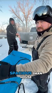The Yukon Fish Trap fits right in the back of a 5.5' truck bed under a tonneau cover, making it easy to bring along while scouting or hole-hopping. Even if you’re running around checking spots like the Crappie Chronicles were last weekend, it’s always there when you need a break from the cold. Because let’s be honest—tying knots with 2 lb line is a whole lot better inside a toasty thermal fish house than out in the open. 🔥🎣 | Clam Outdoors