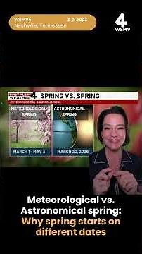 Meteorological vs. Astronomical spring: Why spring starts on different dates