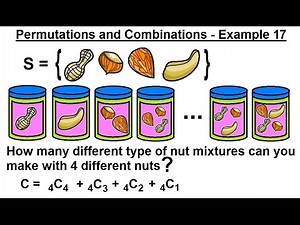 Probability & Statistics (52 of 62) Permutations and Combinations - Example 17