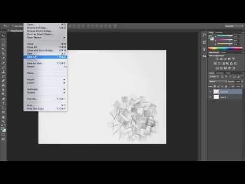 PHOTOSHOP : FLATTEN : SAVING TO PDF