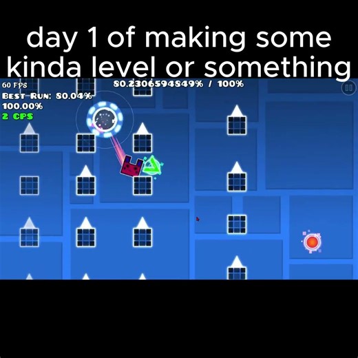 day 1 of making a level or something #geometrydash #gd #dash