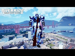 Amazing! Giant Robots City Battle Gameplay | Override | MrNight