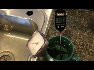 how to CHECK the temperature of your house water