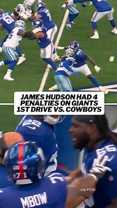 1.1M views · 5.3K reactions | James Hudson is the first NFL player since at least 2000 to have 4 penalties on the same drive 勞 | Dallas Cowboys on CBS Sports | Facebook