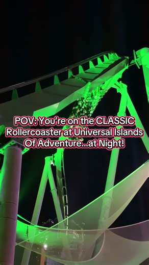 Riding the Incredible Hulk Coaster at Universal Orlando