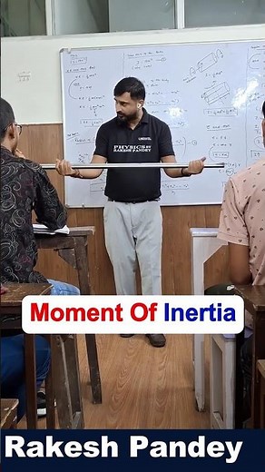 Moment of Inertia Experiment | What is Moment of Inertia? #shorts #physicsbyrakeshpandey #ytshort
