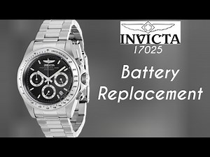 How To Change The Battery INVICTA 17025 Chronograph Watch