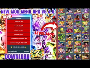 NEW!! Dragon Ball Legends v6.4.0 MOD MENU APK / Max Level 9999 Hack / DB Legends Hack