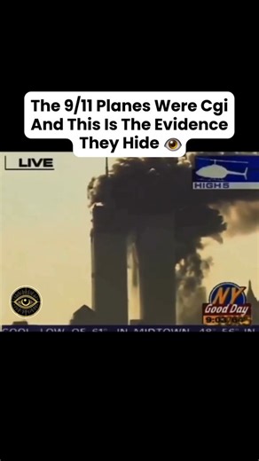 Conspiracy Logs on Instagram: "They told you live footage showed planes hitting the towers. But frame-by-frame analysis reveals impossible physics, missing planes in wide shots, and digital insertion, evidence of a manufactured event. Here’s what they don’t tell you: ✅ In the wide-angle shot, the plane is missing for over 5 seconds (340+ frames) before it suddenly appears in a single frame. This is a digital edit, not live footage. The wide shot was leaked by mistake—it wasn't meant to be seen.