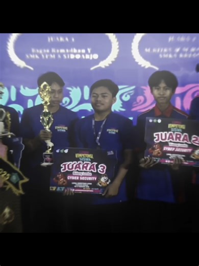 Juara Ke-3 Lomba Cyber Security di Sidoarjo