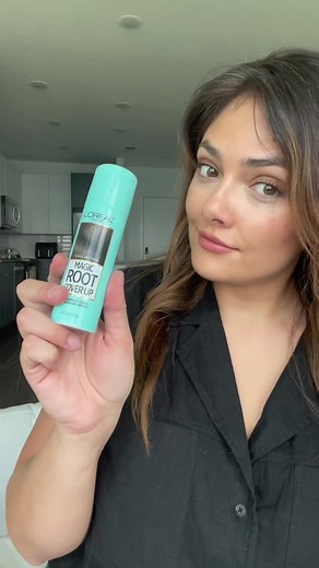 My secret to covering grey hair! L’Oreal magic root touch up spray! So fast and easy! #loreal #greyhair #haircare #target #trending @loréal paris