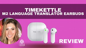 Watch The Impressive TIMEKETTLE M2 Language Translator Earbuds on Amazon Live