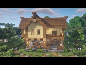Minecraft | How to build a Large Medieval House