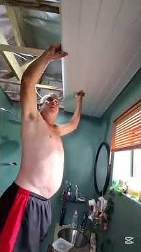 Installing the bathroom ceiling (Isoboard) #isoboard #diy #ceiling #selfbuilders