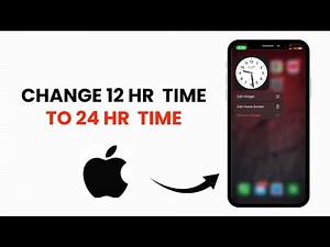 How To change Time Format from 12HRS To 24HRS Time On iPhone