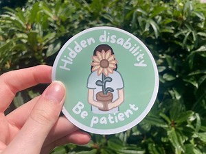 Hidden Disability Sunflower Symbol Sticker - Autism, ADHD, Neurodiversity Awareness - Etsy Canada