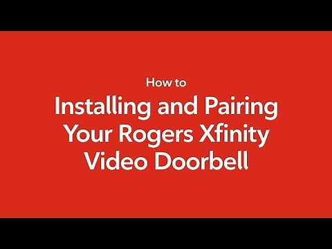 How to install and pair your Rogers Xfinity wired Doorbell camera