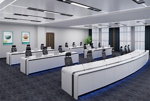 [Hot Item] Ergonomic Smart City Command Center Console Monitoring Station Control Room Console