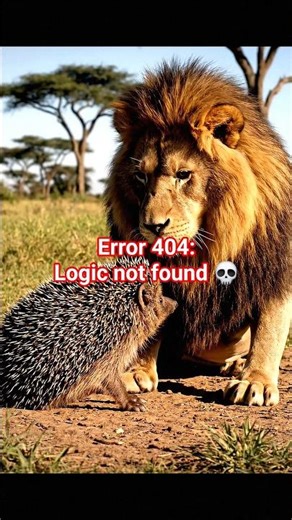What Happens When a Lion Meets a Hedgehog?