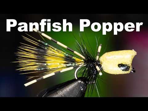 Panfish Popper - Fly Tying Tutorial - McFly Angler