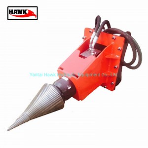 [Hot Item] Excavator Front Mounted Cone Log Splitter