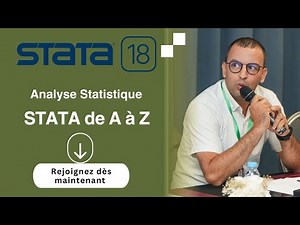 Mon cours intitulé "STATA de A à Z : De Débutant à Expert en Analyse Statistique"