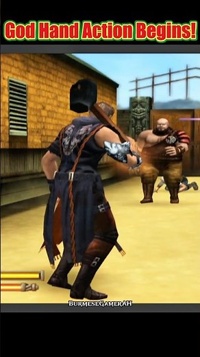 ⚡ God Hand – First Fight Madness! | PS2/PCSX2 Shorts ⚡