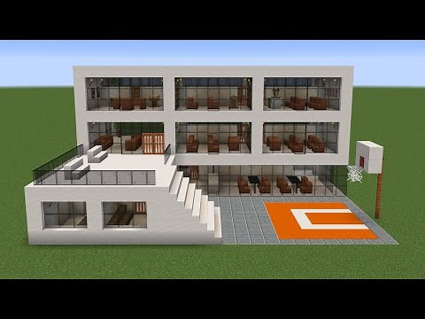 Minecraft - How to build a modern school