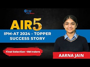 IPMAT 2024 AIR 5 | Aarna Jain | Final Selection at IIM Indore | Best IPM-AT Coaching in Indore